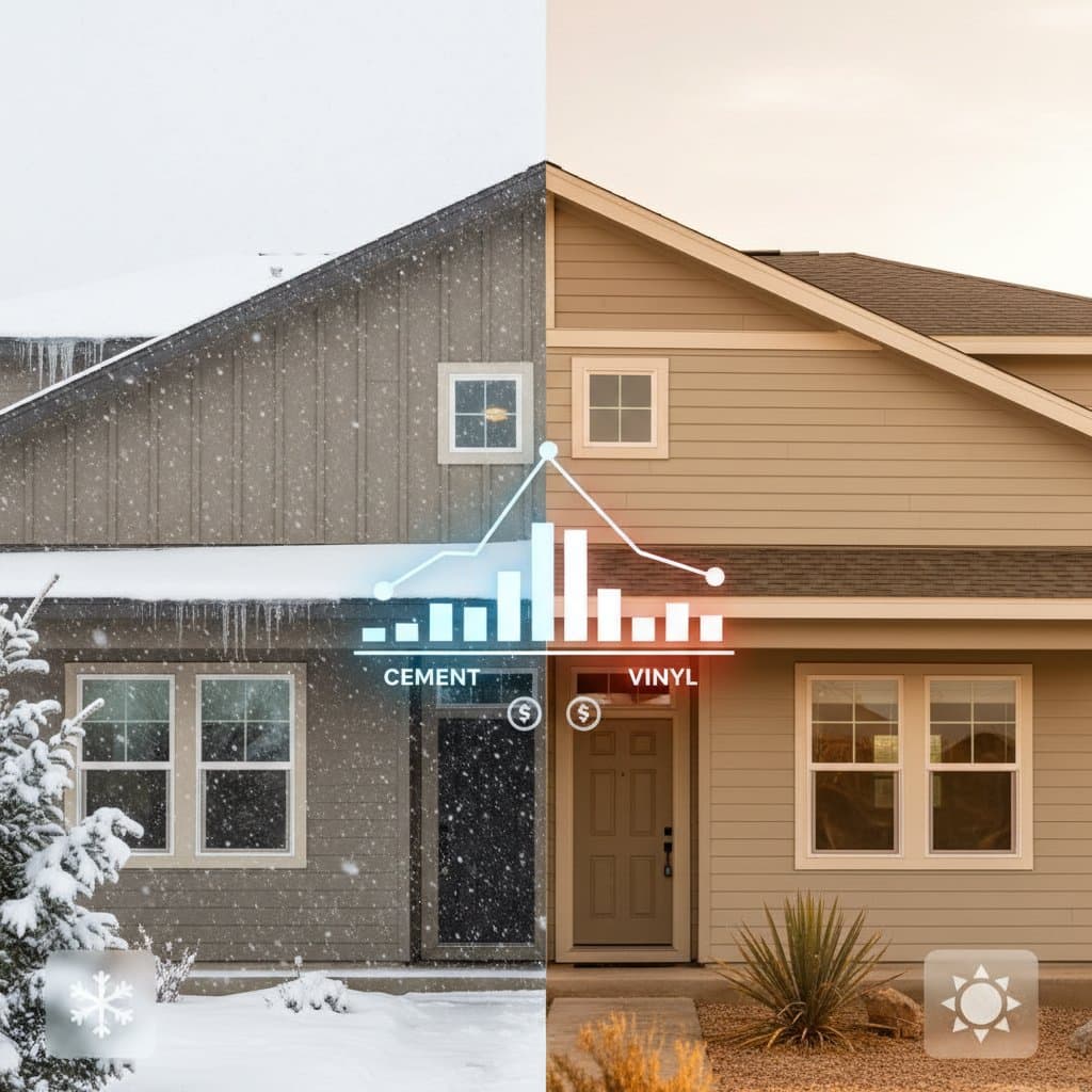 Fiber Cement vs Vinyl Siding: Climate Cost Comparison Guide | sidinghelp.net | SidingHelp ...