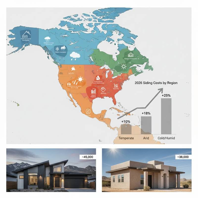 How Climate Zones Increase Siding Replacement Costs by 10-25% in 2026 ...